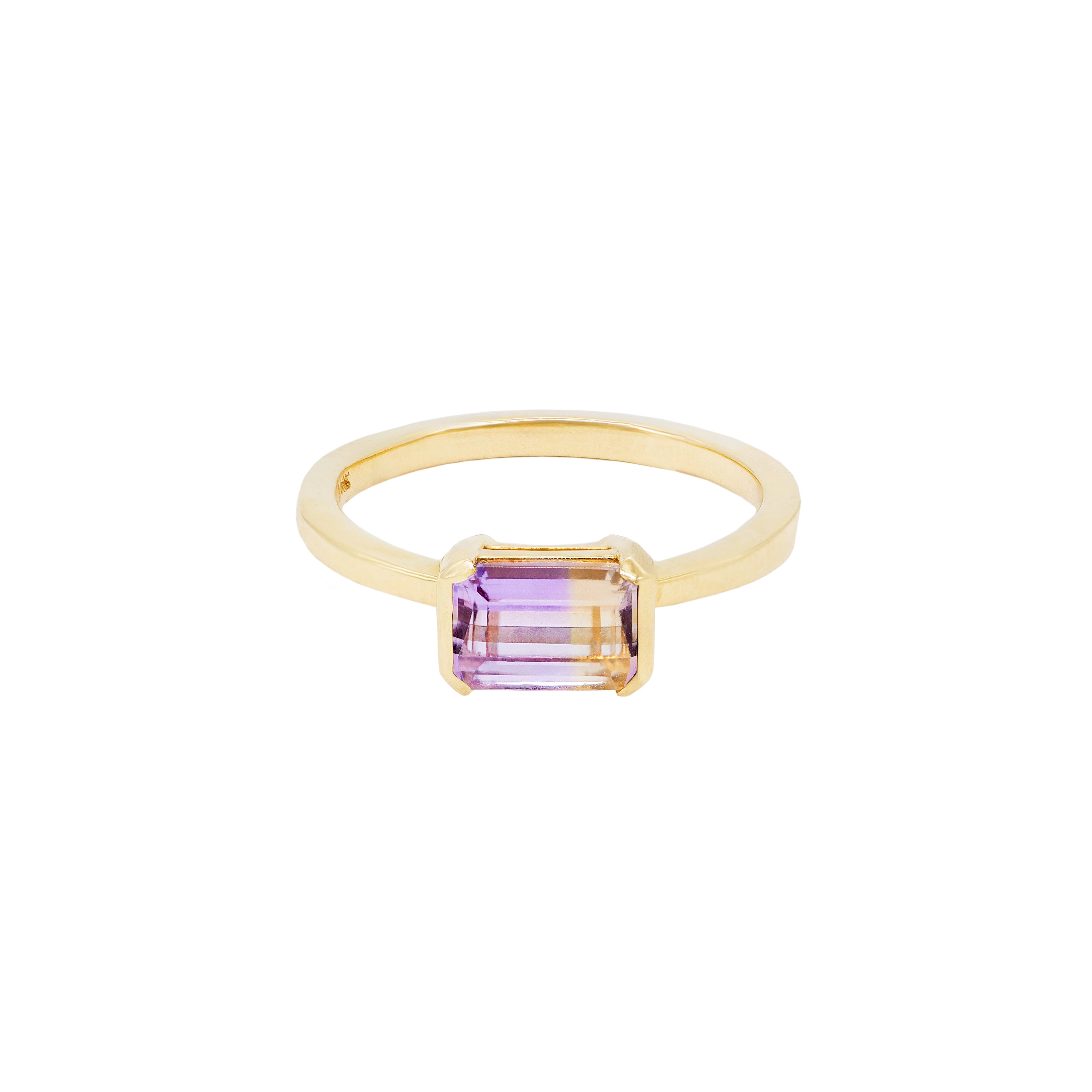 Vivant Ametrine Demi-Bezel Ring - 6.75 – The Store at MAD